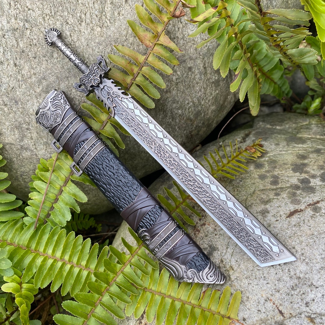 Ancient Chinese Army Swordman Board Sword Tang Dynasty Soldier Weapon ...