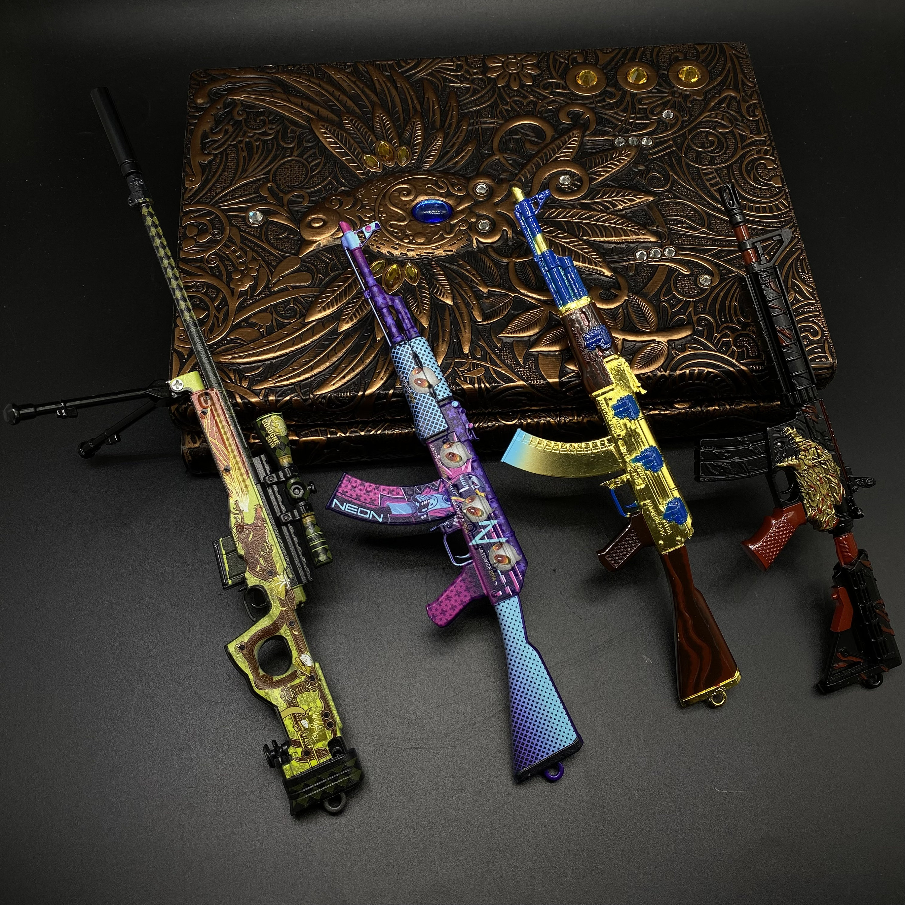 CS GO AWP Lore Miniature M4a4 Howl Small Replica AK47 Neon - Etsy UK