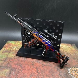 17cm/6.7 Metal Beryl M762 Miniature Assault Rifle Small Gun Model Alloy ...