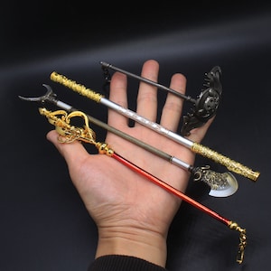 Monkey King Bar Zhu Bajie Nine-toothed Rake Wujing Demon Subduing Staff ...