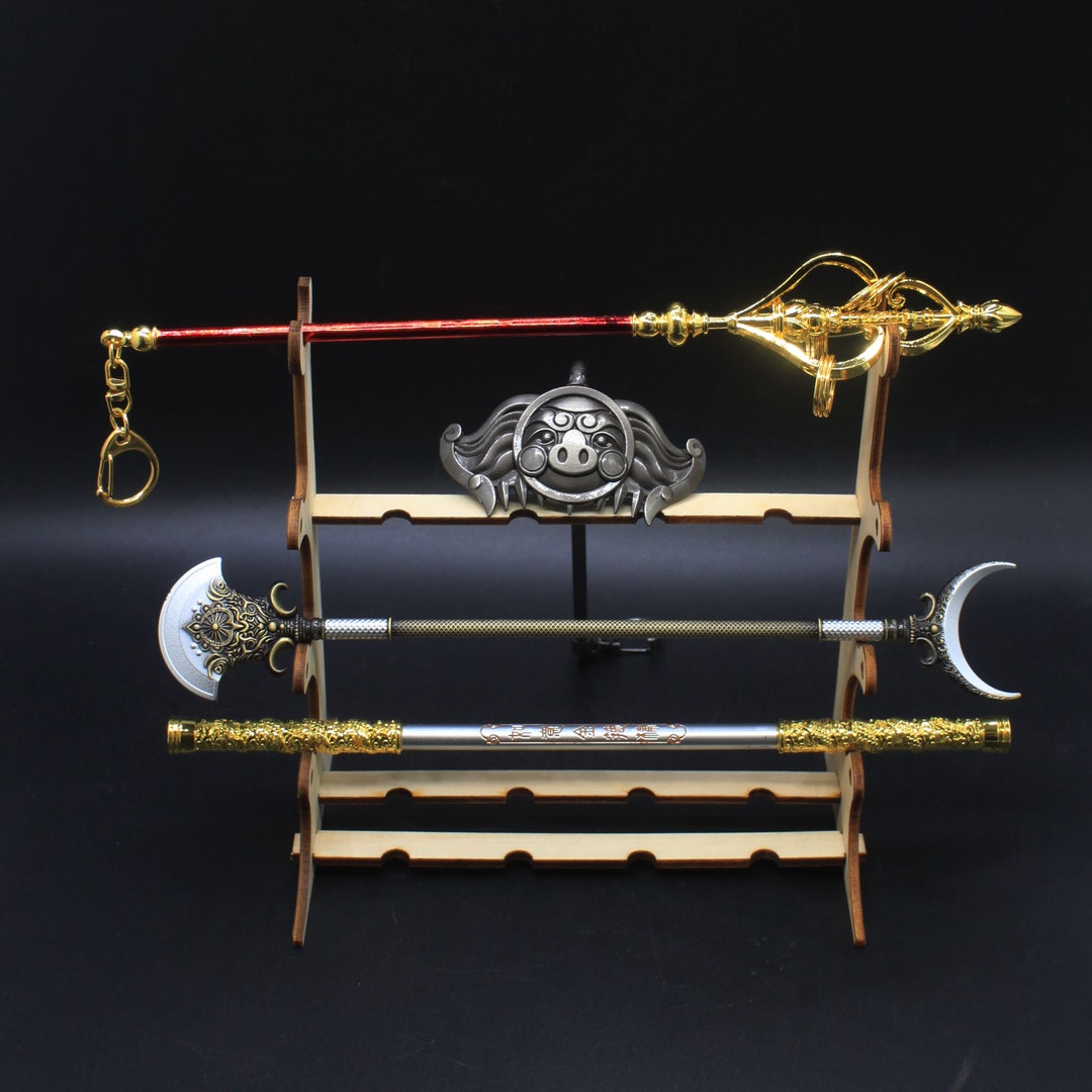 Monkey King Bar Zhu Bajie Nine-toothed Rake Wujing Demon Subduing Staff ...