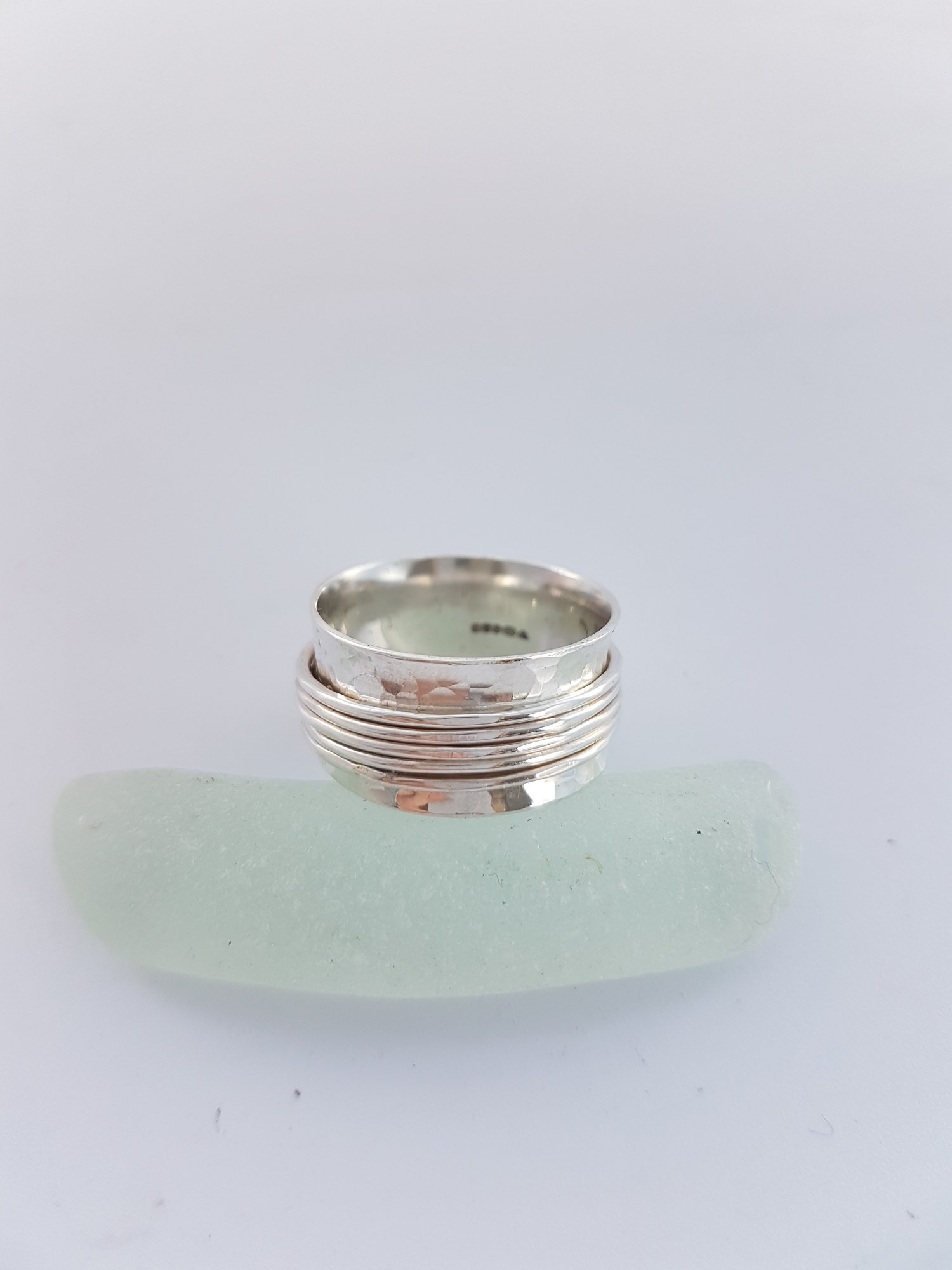 Silver Handmade Spinning Ring Spinner Ring Chunky Silver - Etsy