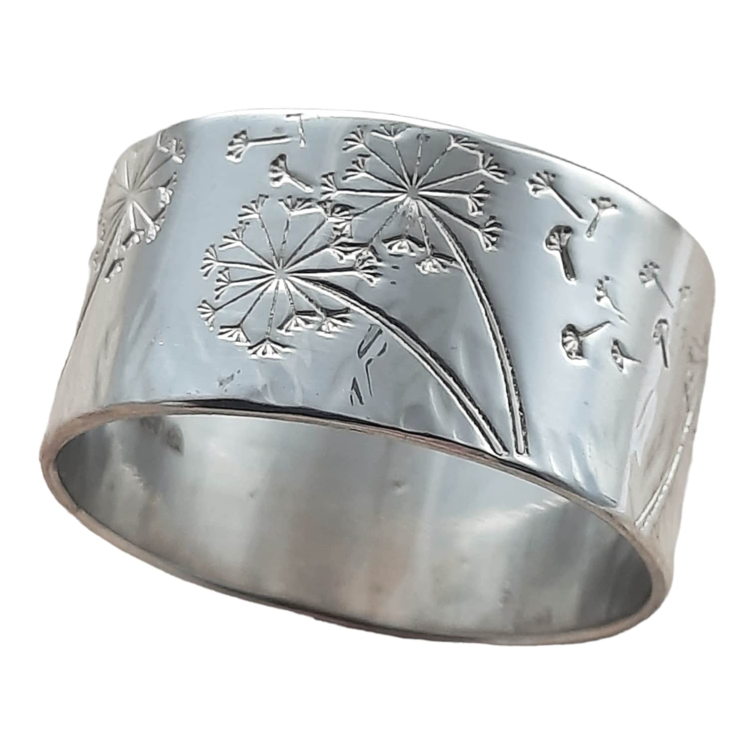 Highly Detailed Dandelion Ring With the Clocks Flying Away, Dandelions ...