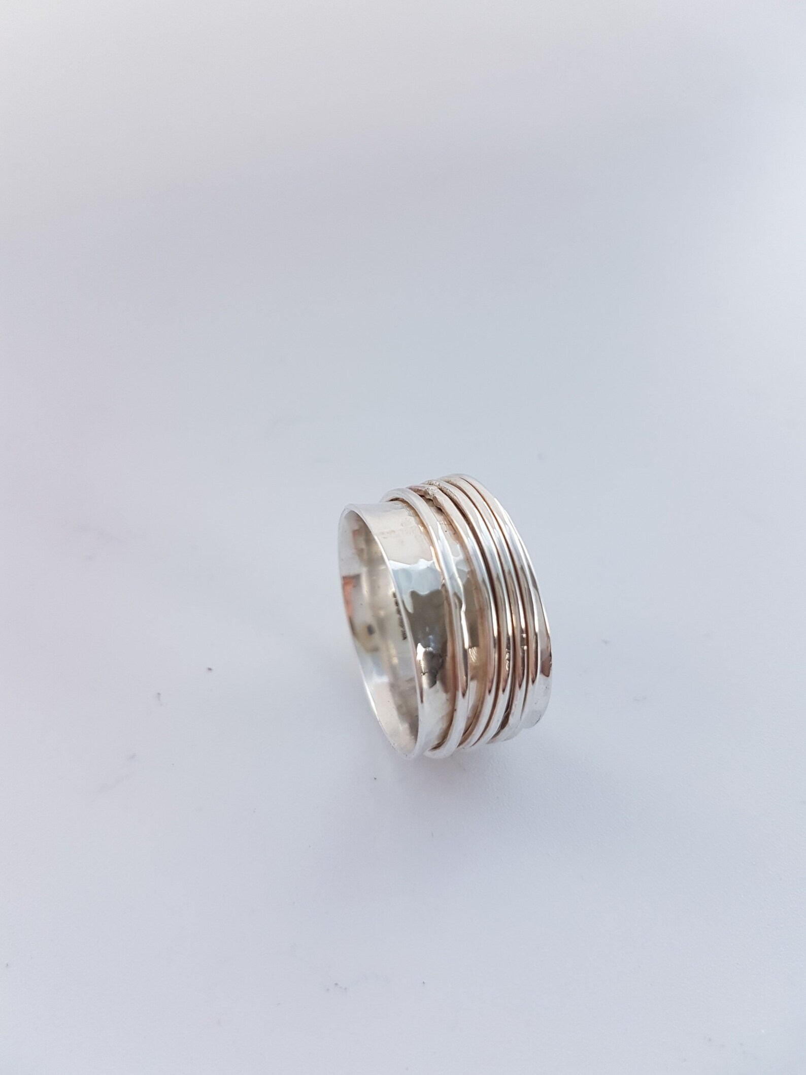 Silver Handmade Spinning Ring Spinner Ring Chunky Silver - Etsy