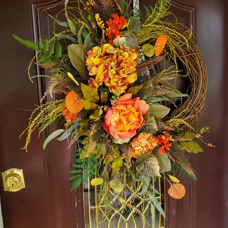 Rustic Fall Wreath - Etsy