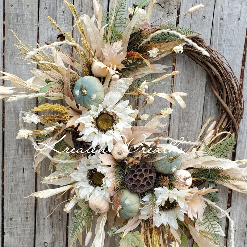 Harvest Wreath - Etsy