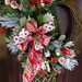 Candy Cane Christmas Wreath Red and White Candy Cane Ornament ...