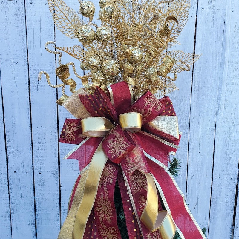 Gold Tree Topper - Etsy