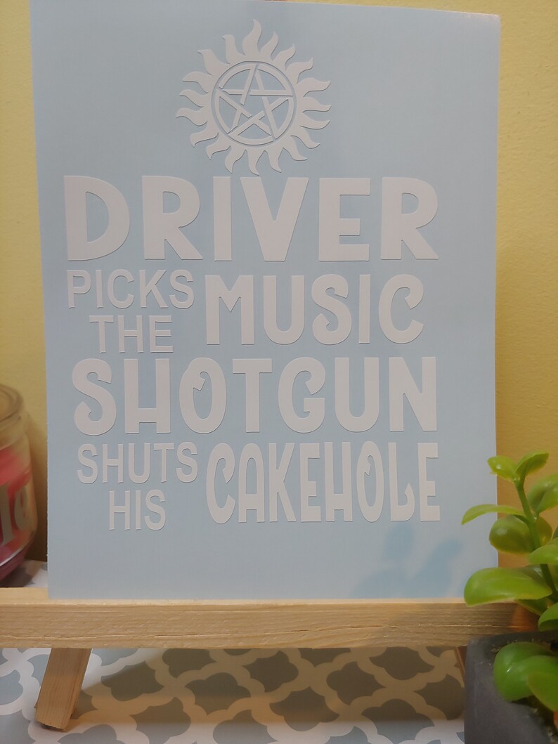 Supernatural Inspired Vinyl Decal Sam and Dean Custom - Etsy