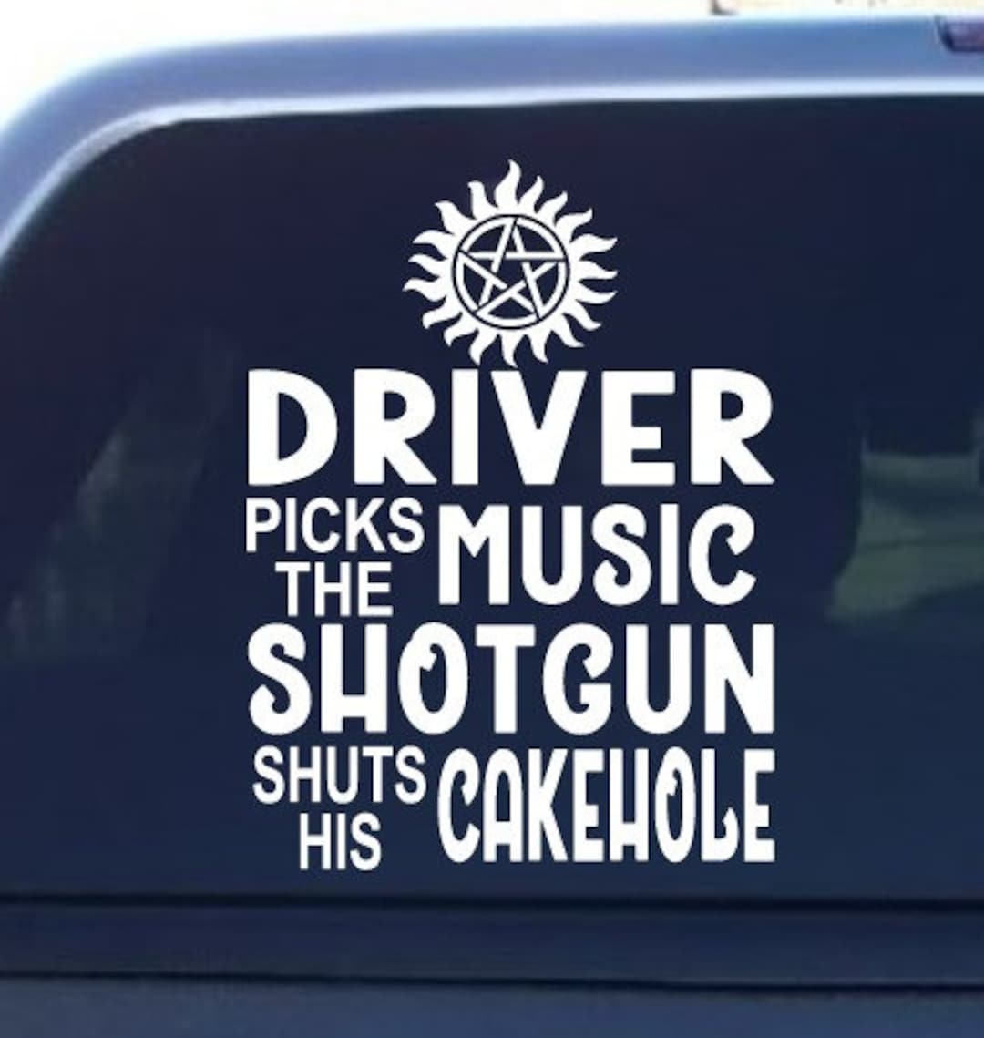 Supernatural Inspired Vinyl Decal, Sam and Dean Custom Sticker, Funny ...