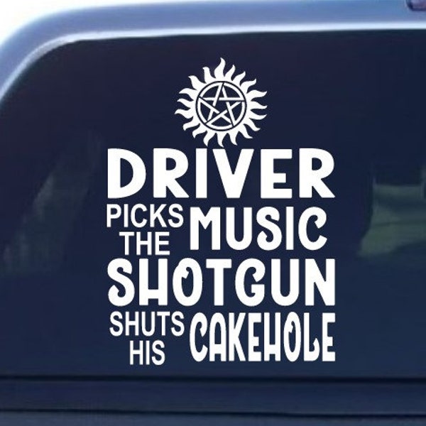 Custom Car Decal Supernatural - Etsy