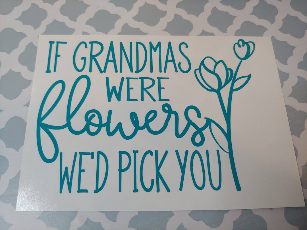 Mother's Day, Grandma's Day Vinyl Decal, Custom Bumper Sticker for ...