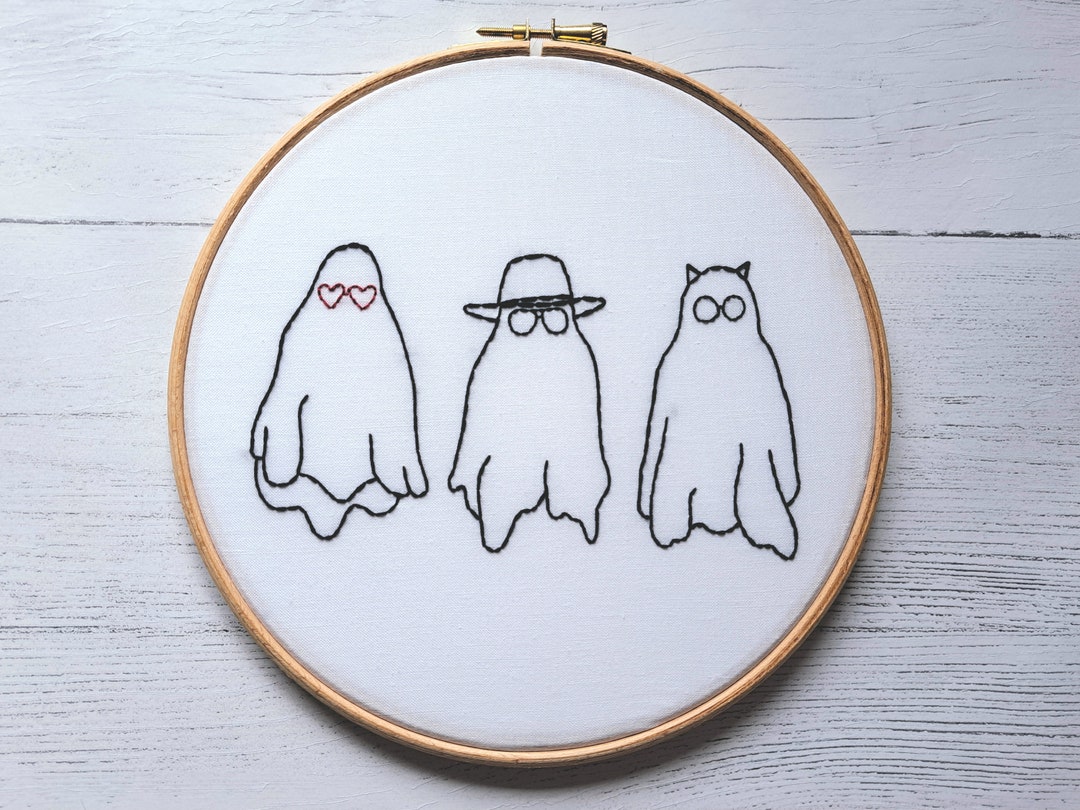 Anti-hero Ghosts Embroidery Taylor Swift Midnights Eras Embroidery Hoop ...