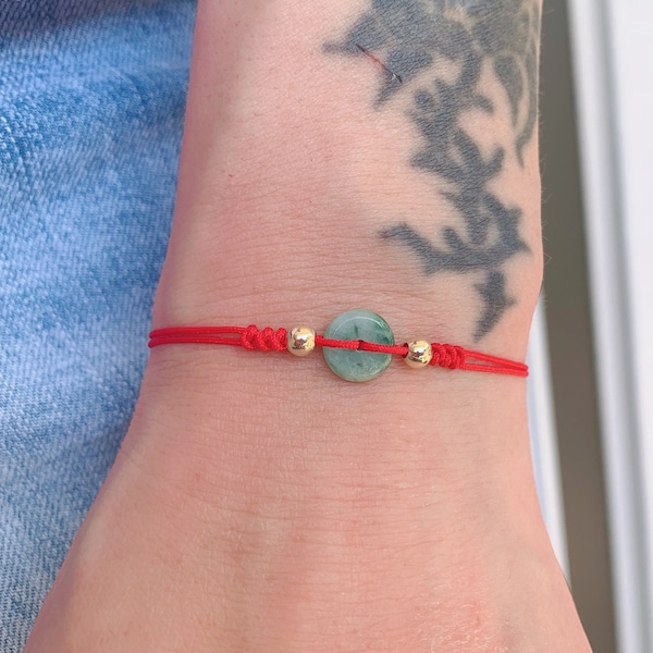 Red Jade Bracelet - Etsy