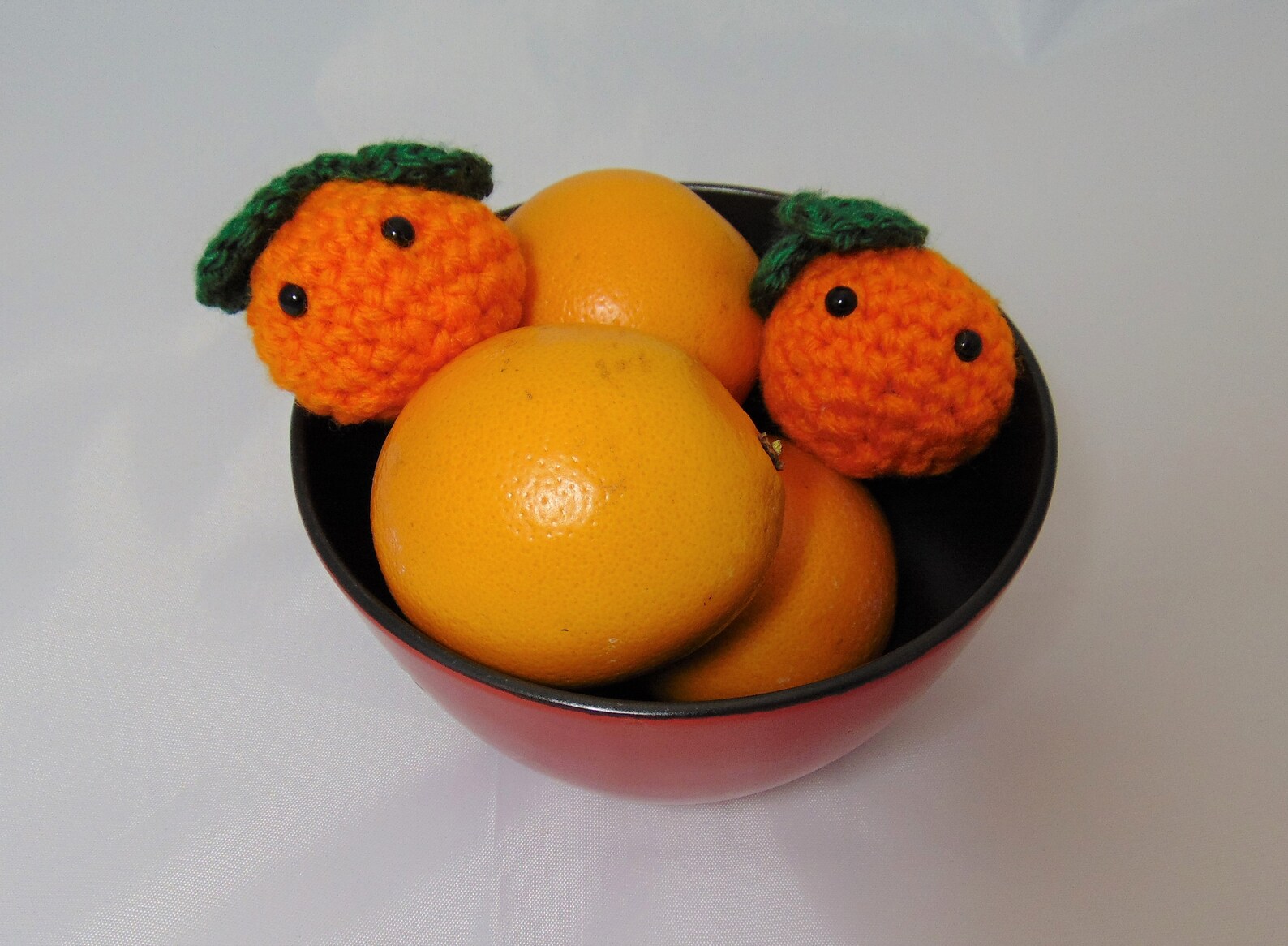 Crocheted Clementine Pair, Pretend Food, Amugurumi, Miniature - Etsy