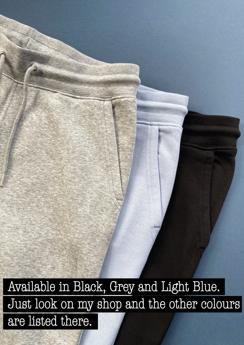 Fox Jogging Bottoms Joggers Sustainable Embroidered Soft | Etsy UK