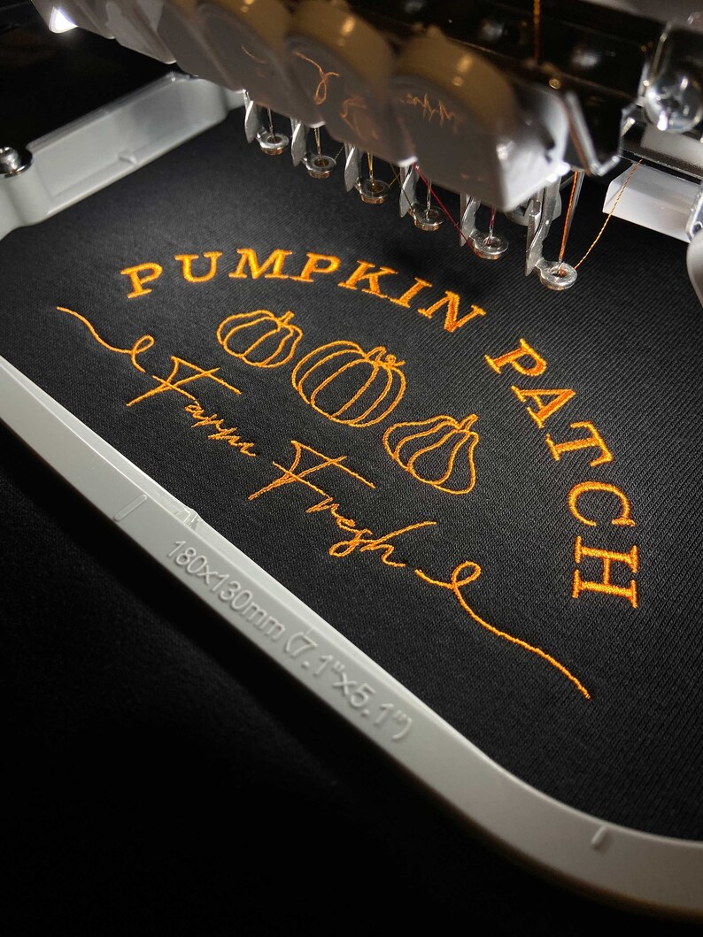 Embroidered Pumpkin Patch Farm Fresh Sweatshirt: Unisex Eco Jumper - Etsy