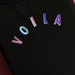 Voila Sweatshirt Embroidery French Jumper Hoodie - Etsy