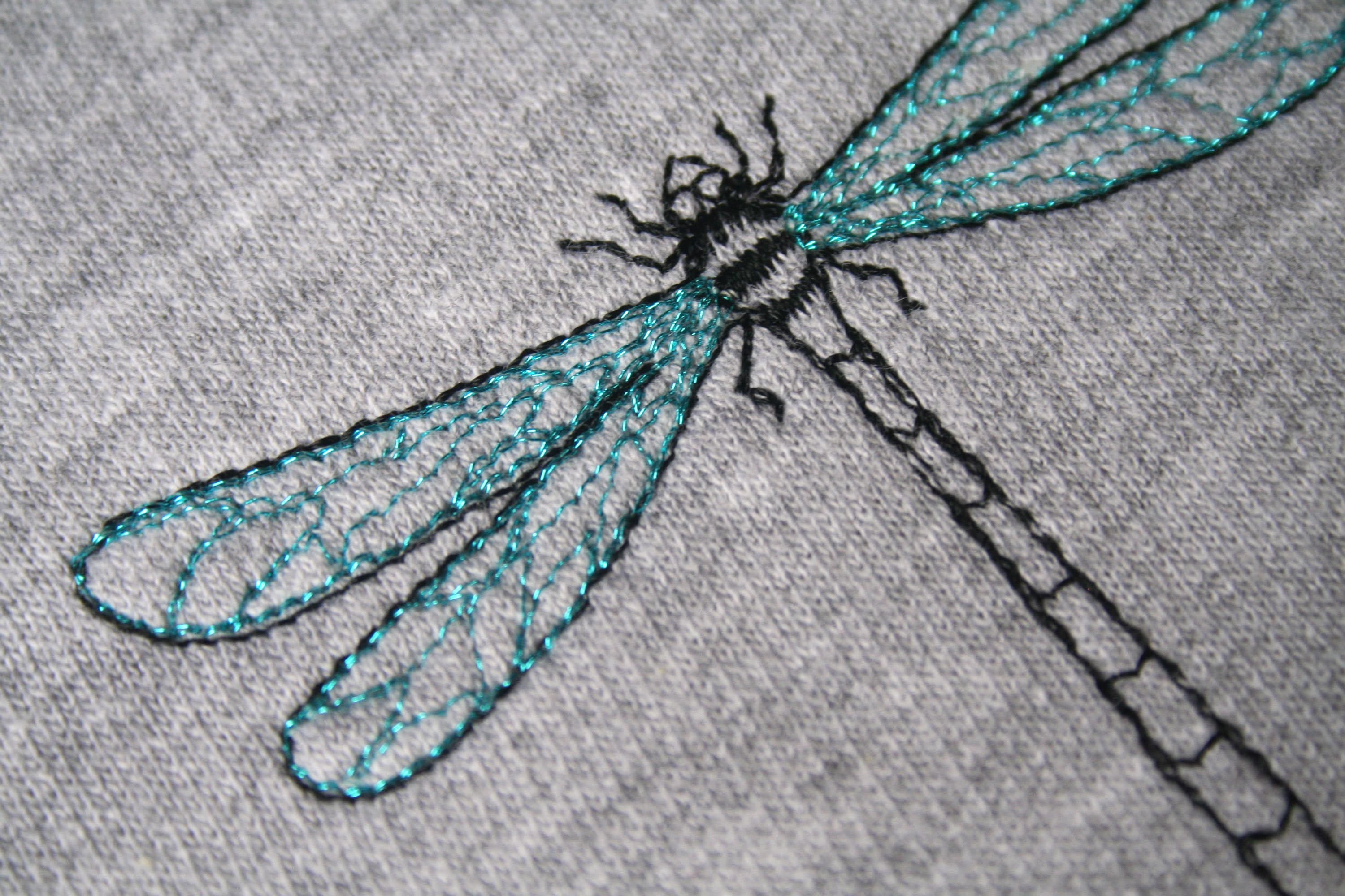 Embroidered Dragonfly Sweatshirt: Unisex Eco Jumper - Etsy