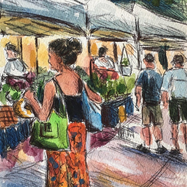 Watercolor Painting Market - Etsy