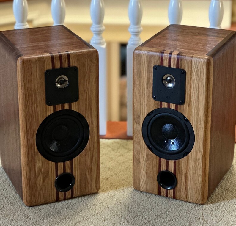 Custom Powered Reclaimed Bourbon Barrel Loudspeakers - Etsy