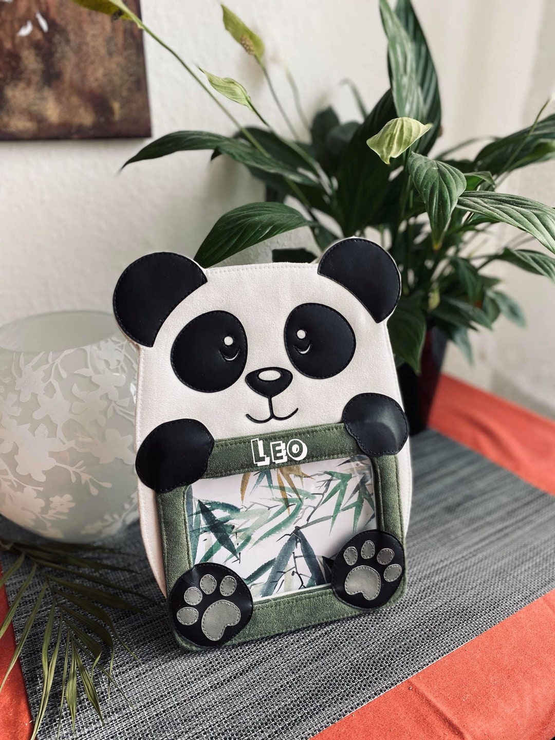 Personalized Photo Frame Panda Bear / Baby Gift Personalized Frame ...