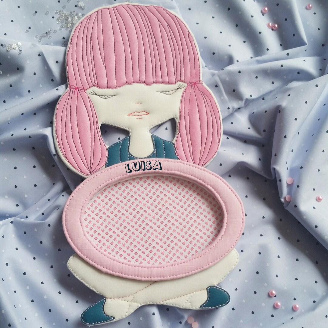 Personalized Photo Frame Girl / Baby Gift Personalized Frame / Nursery ...