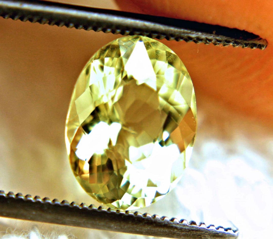 Lebendige VVS Gelbe Beryll 10 x 7 mm Lose Beryll - 2,15 Ct - Etsy.de