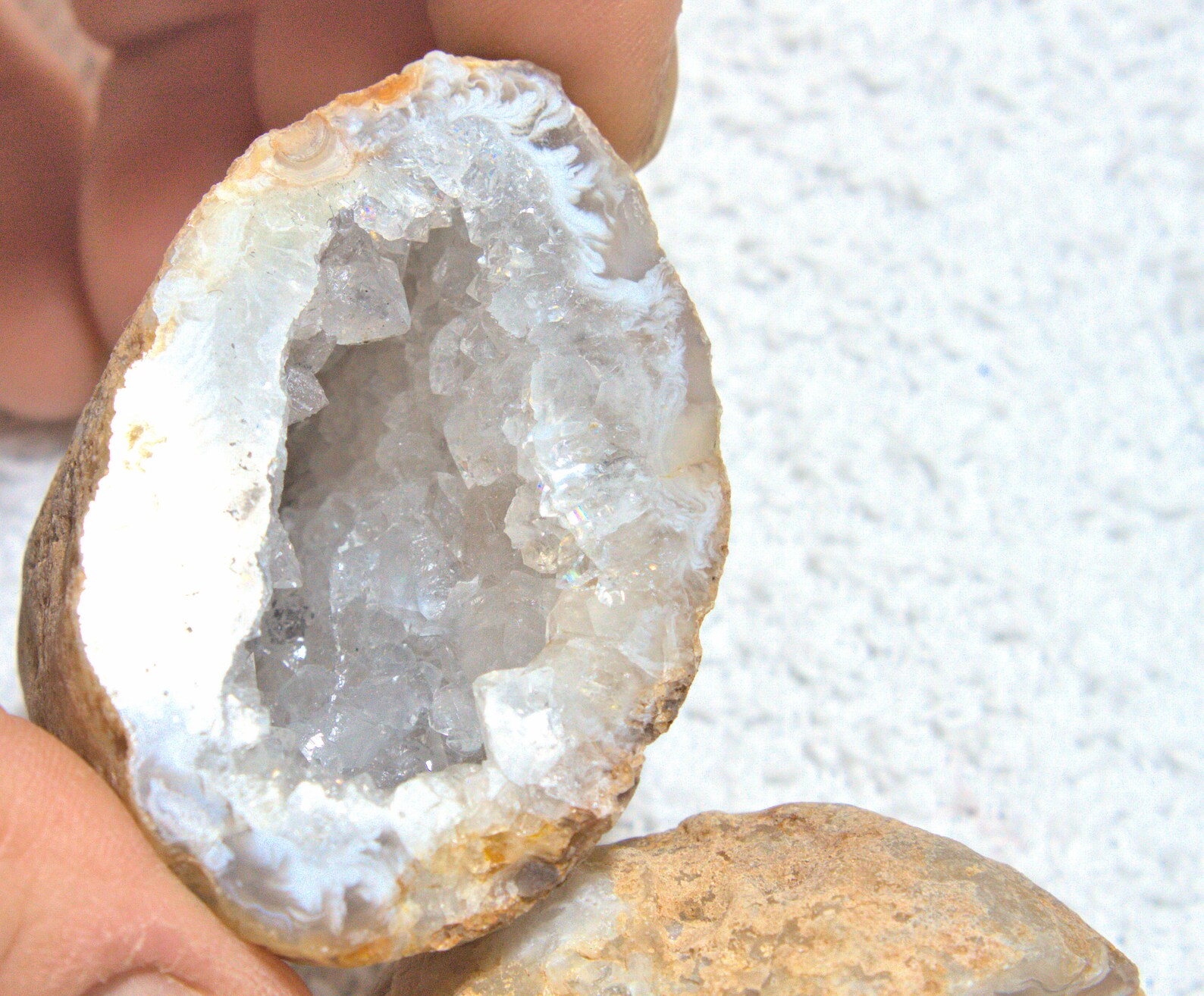 688.5 Tcw. Split Natural Geode Cool Specimen Natural Quartz - Etsy