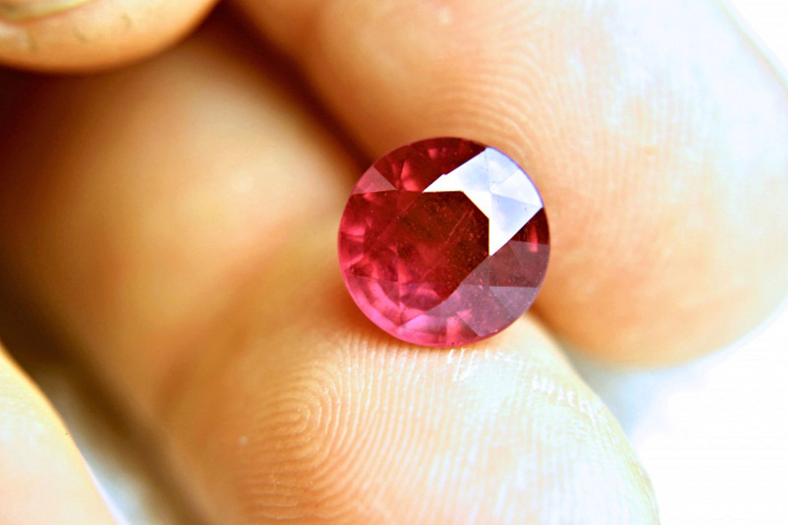 6.0 Quilate Fiery Flashy Ruby Hermosa piedra preciosa de - Etsy España