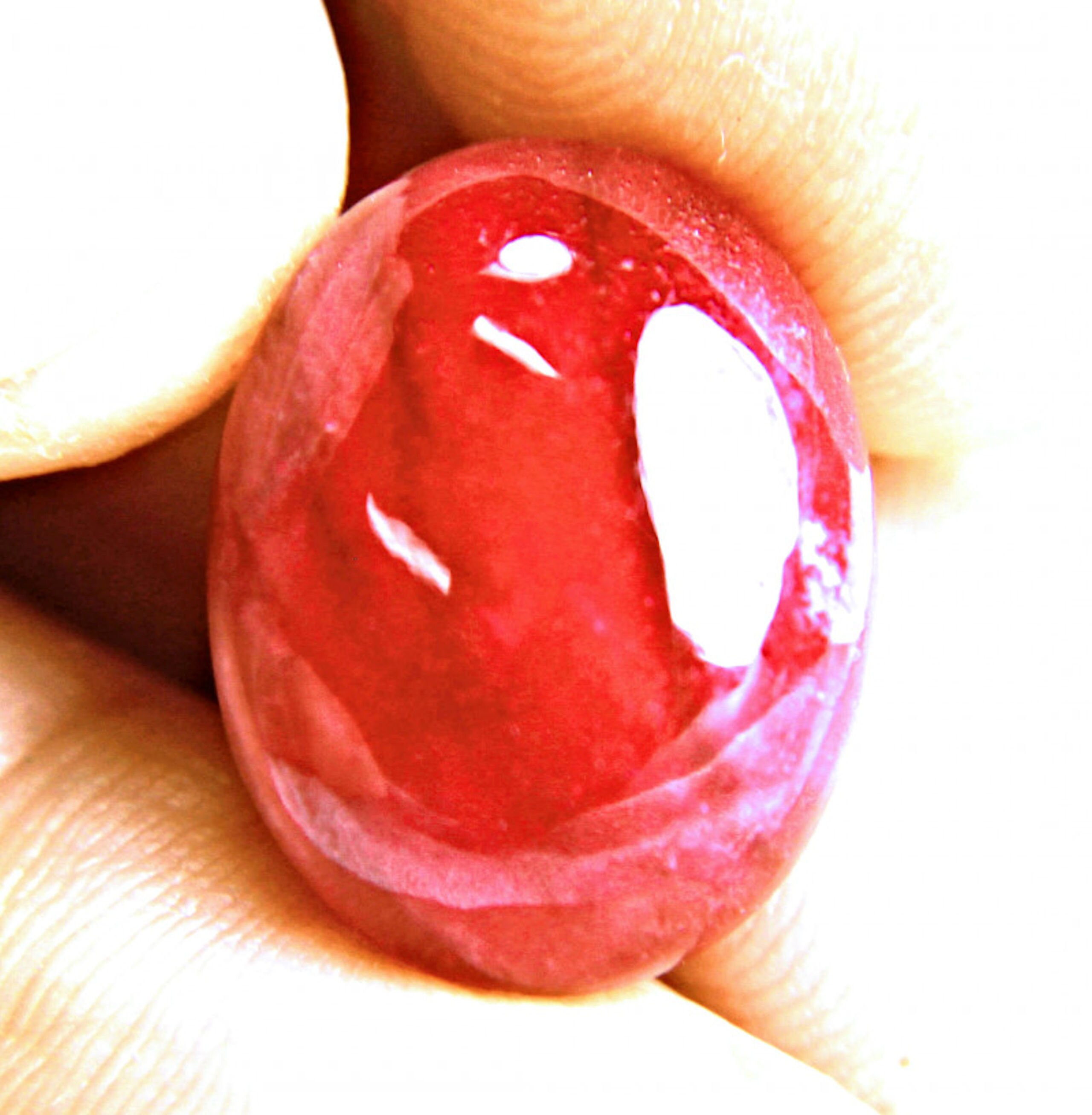 26.56 Carat Fiery Ruby Cabochon Gorgeous 19x15mm Natural | Etsy