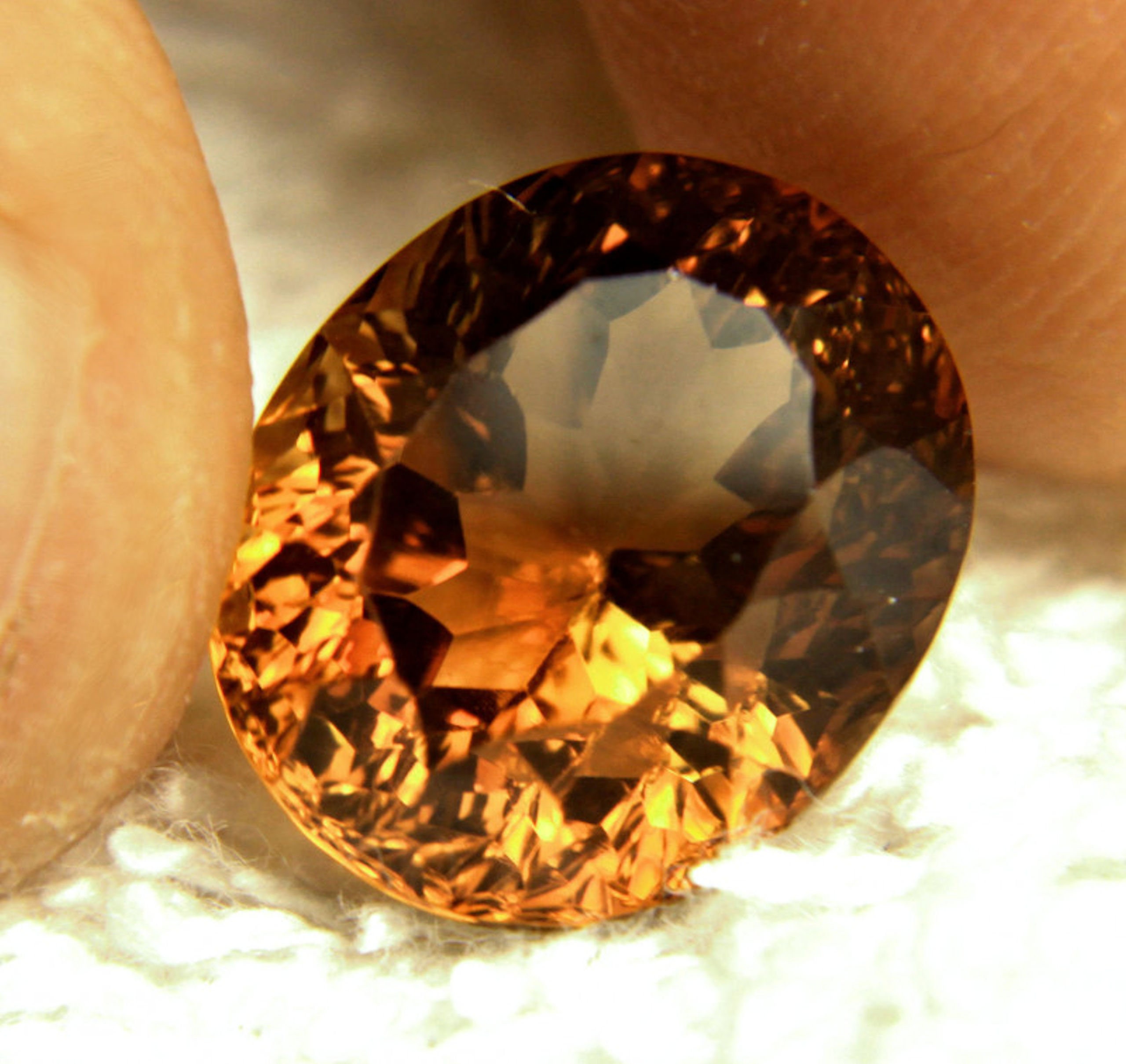 10.79 Carat SI Brazilian Golden Topaz Superb 13x11mm Natural | Etsy