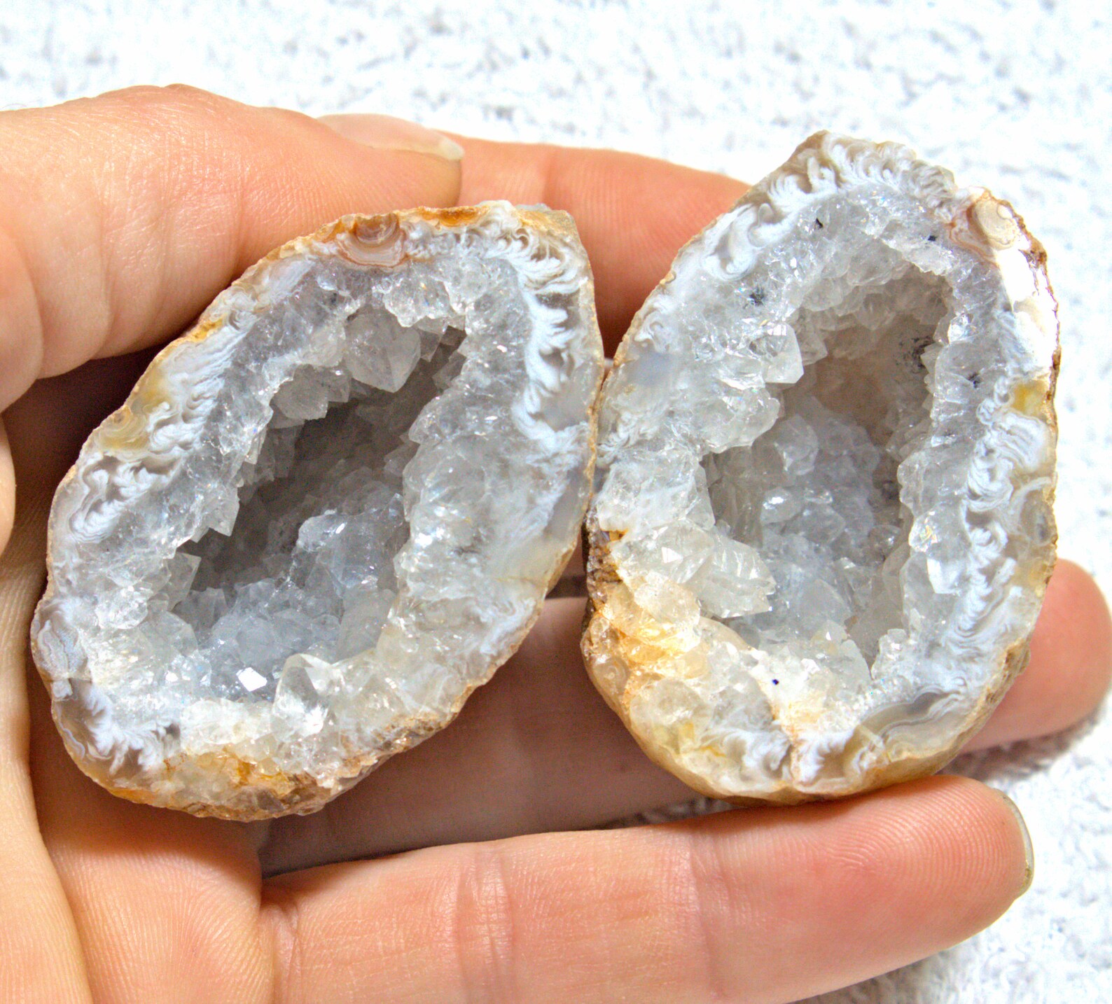 688.5 Tcw. Split Natural Geode Cool Specimen Natural Quartz - Etsy