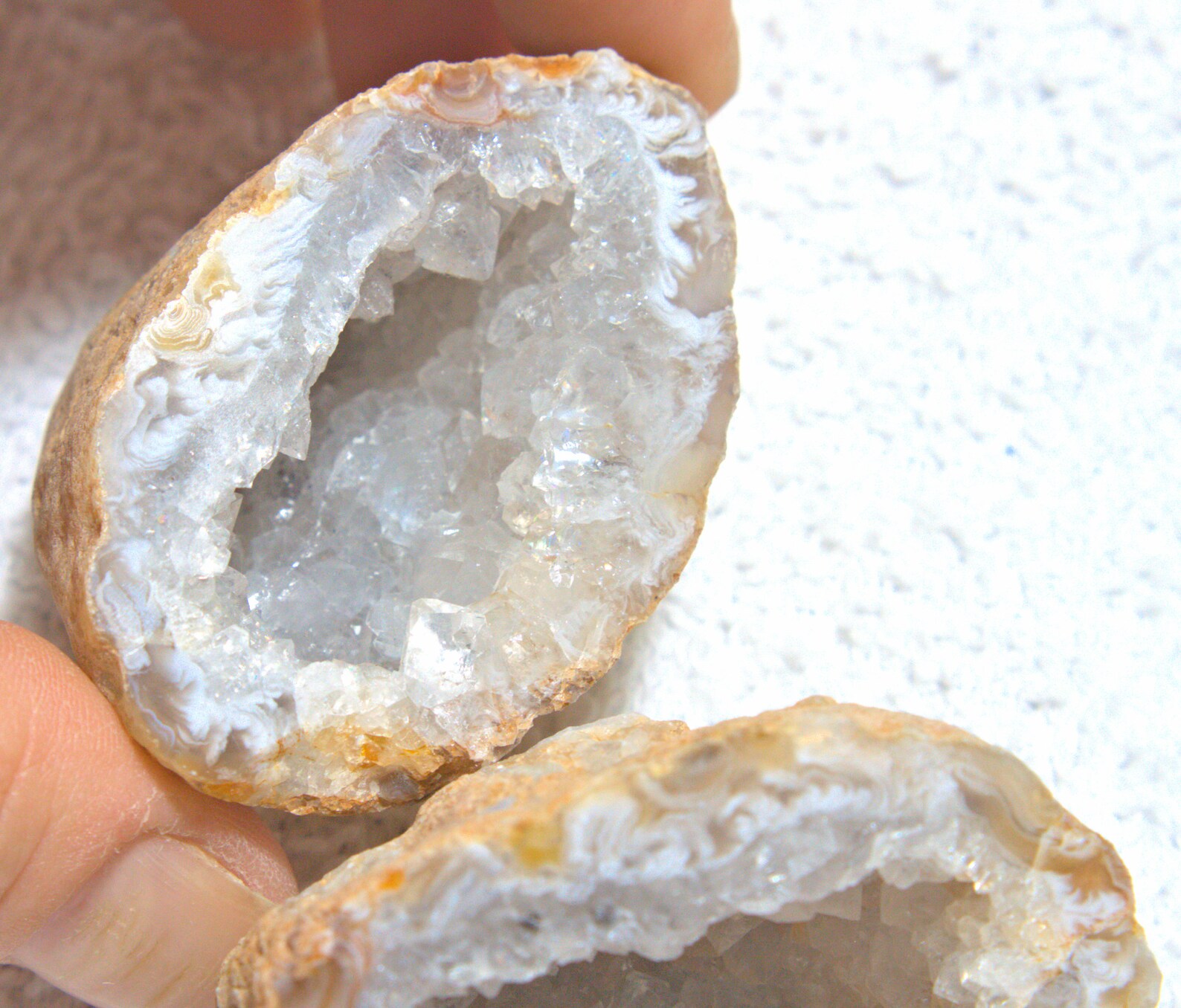 688.5 Tcw. Split Natural Geode Cool Specimen Natural Quartz - Etsy