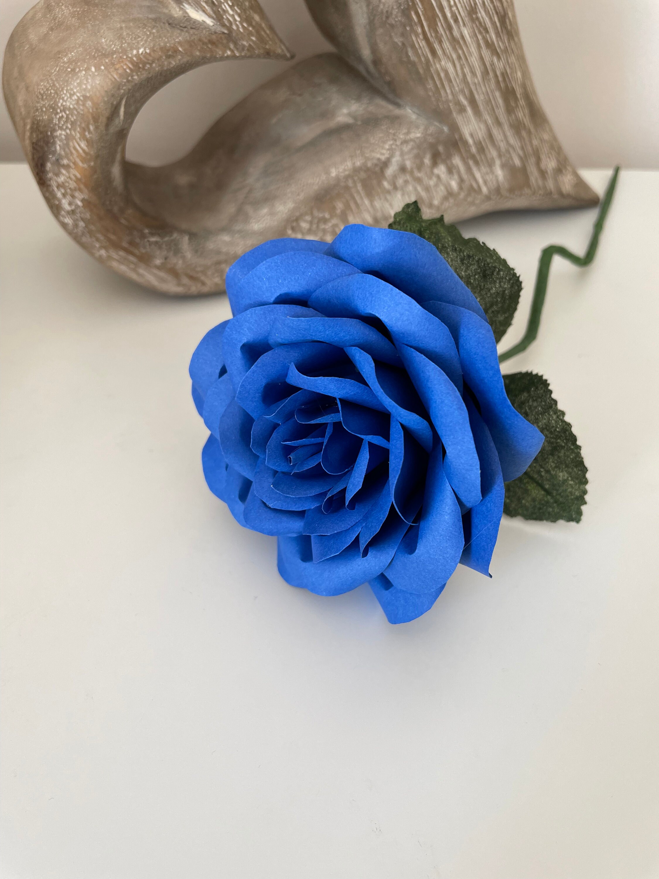 Royal Blue Paper Rose Wedding/ Anniversary Present - Etsy