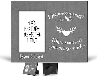 Long Distance Love Picture Frame Long Distance Relationship - Etsy
