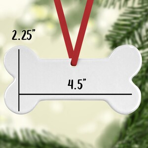 Christmas Dog Ornament, Christmas Lights Ornament, Personalized Dog ...