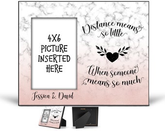 Long Distance Love Picture Frame Long Distance Relationship - Etsy