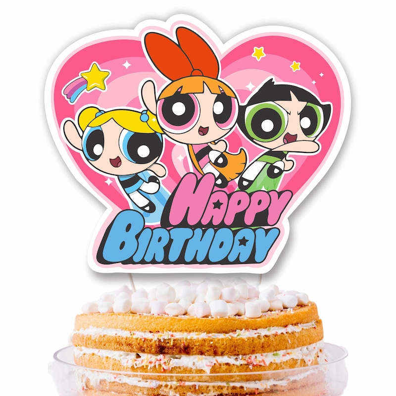 Powerpuff Girls Cake Topper - Etsy