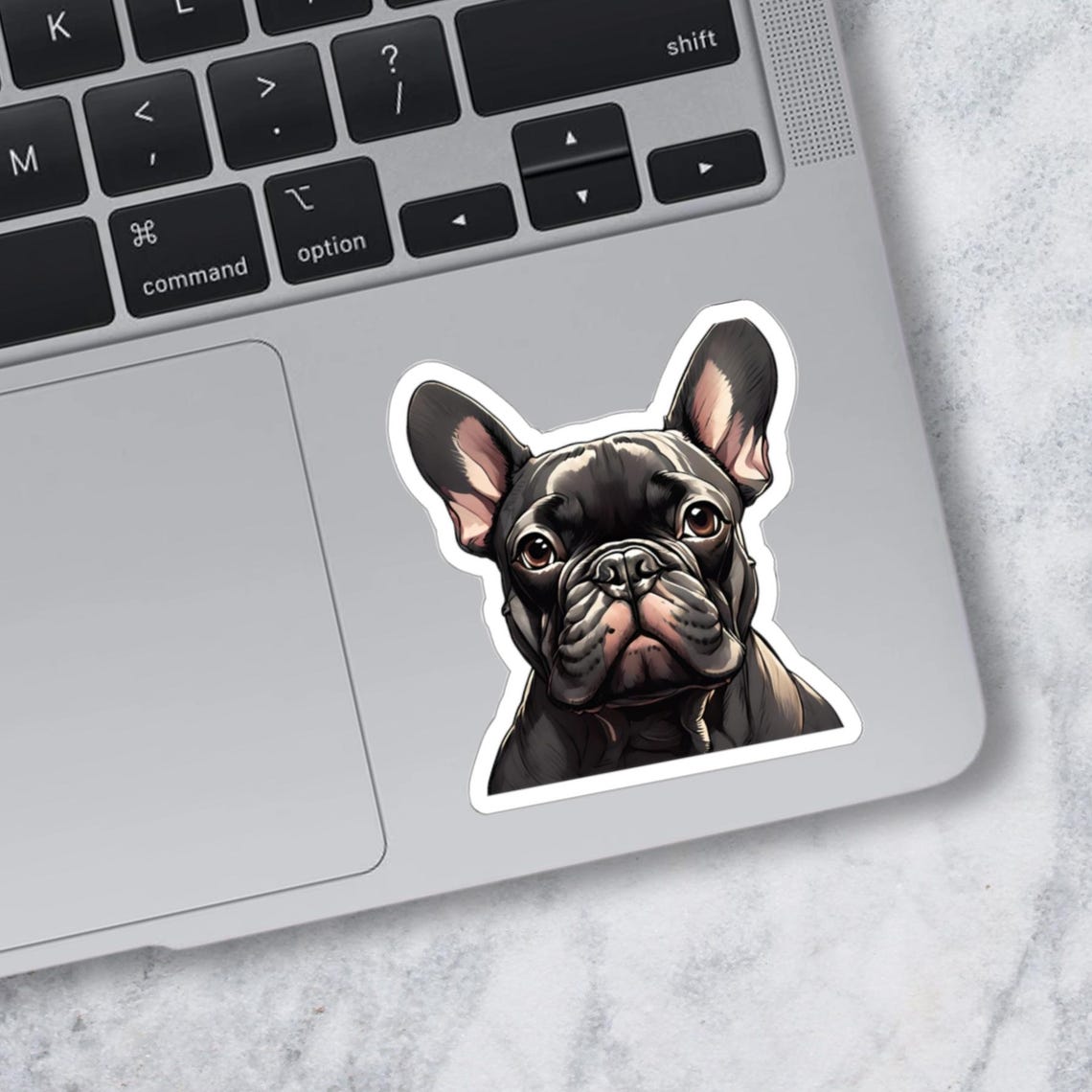 French Bulldog Sticker, Frenchie Decal, Waterproof Vinyl Sticker for ...