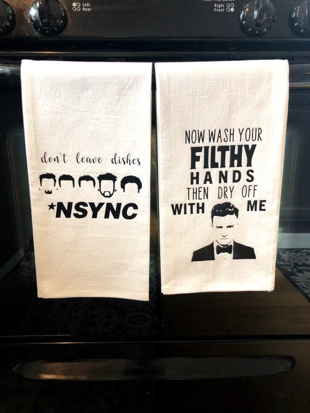 NSYNC/JT Dish Towel Set - Etsy