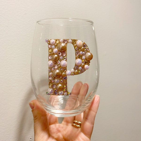 Bling Initial - Etsy