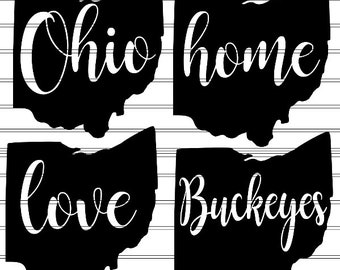 Ohio buckeyes svg | Etsy