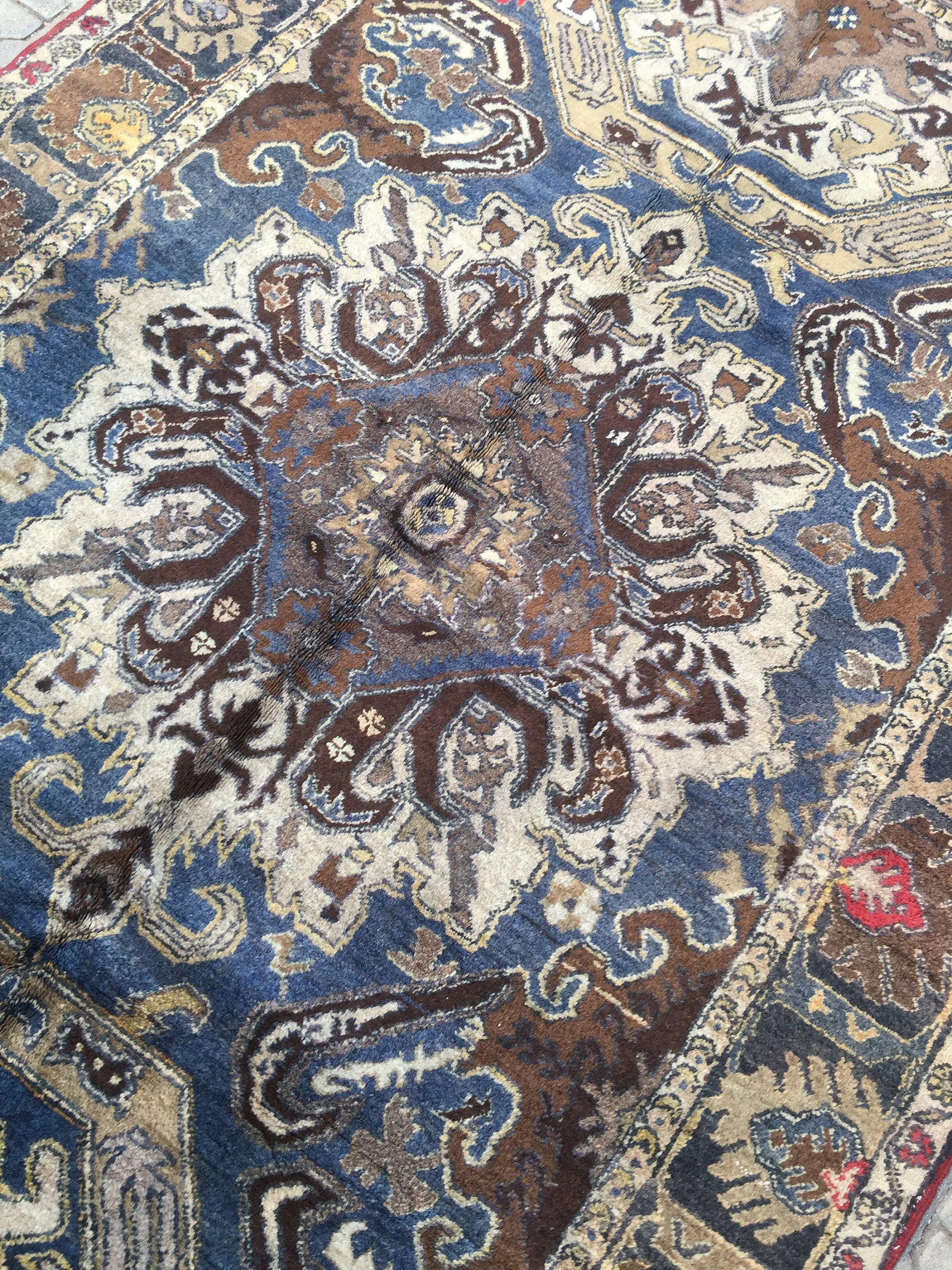 Antique Rug Hand Knotted Rug Unique Rug Bohemian Floor Rug | Etsy