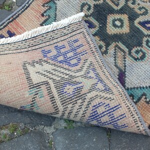 Mini Rug,traditional Rug, Purple Small Rug, Decorative Rug, 94 X 44 Cm ...