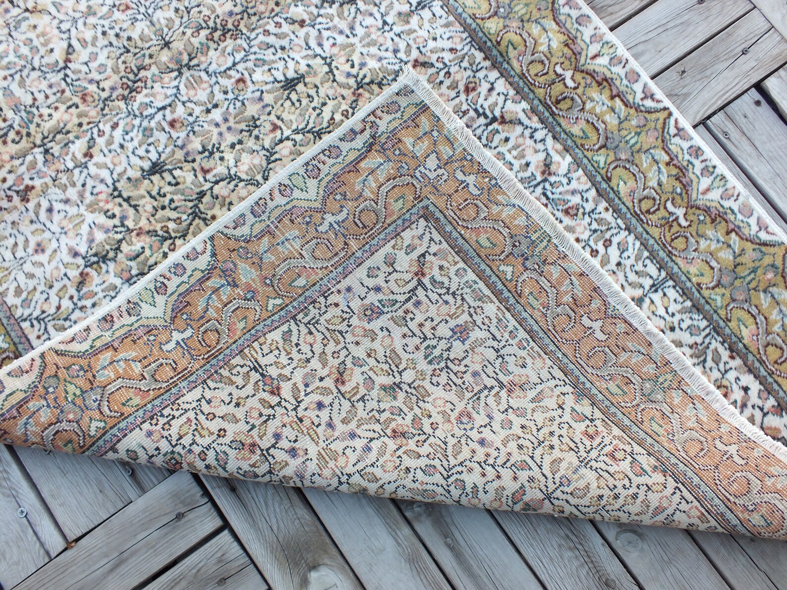 Hand Knotted Rug Bohemian Floor Rug Flatweave Rug Unique Rug | Etsy