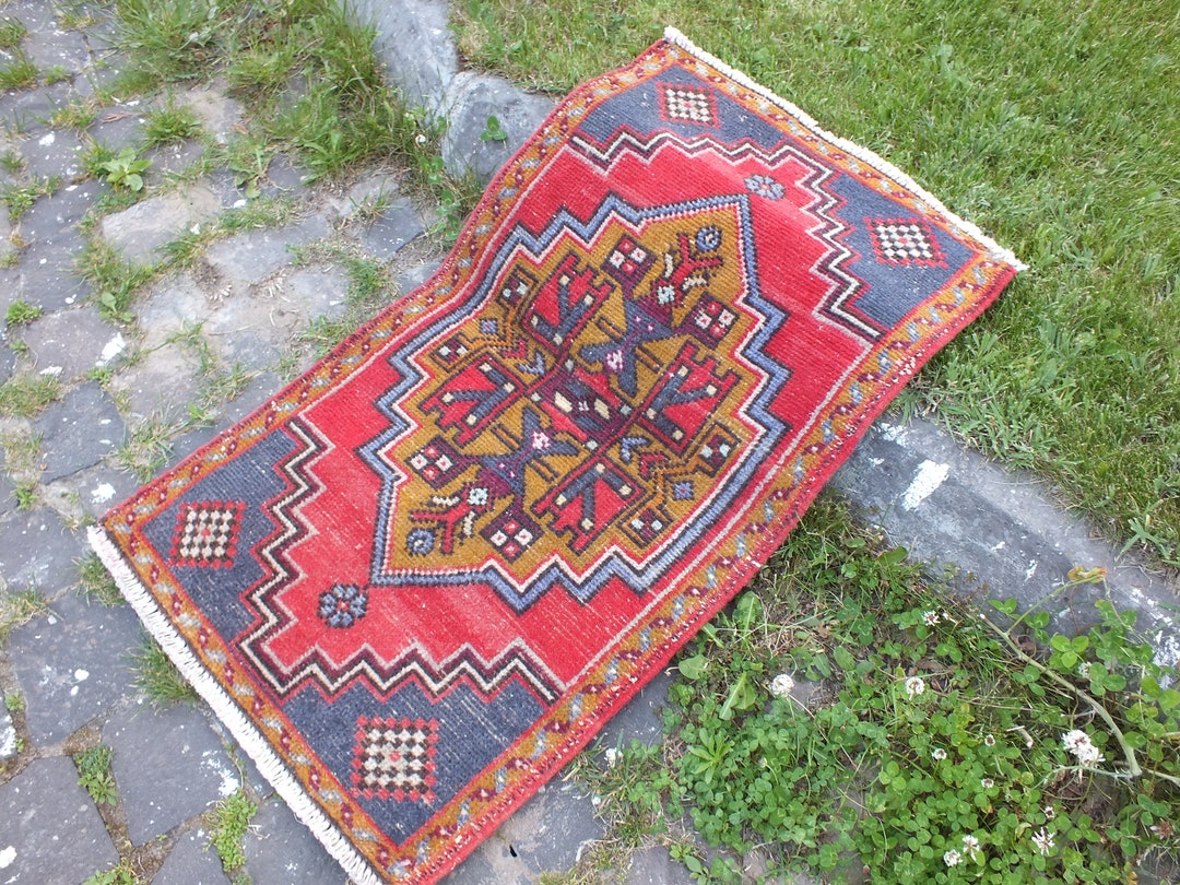 Small Rug, Decorative Rug, Mini Rug, Doormat Rug, 98 X 55 Cm = 3.2 X 1. ...
