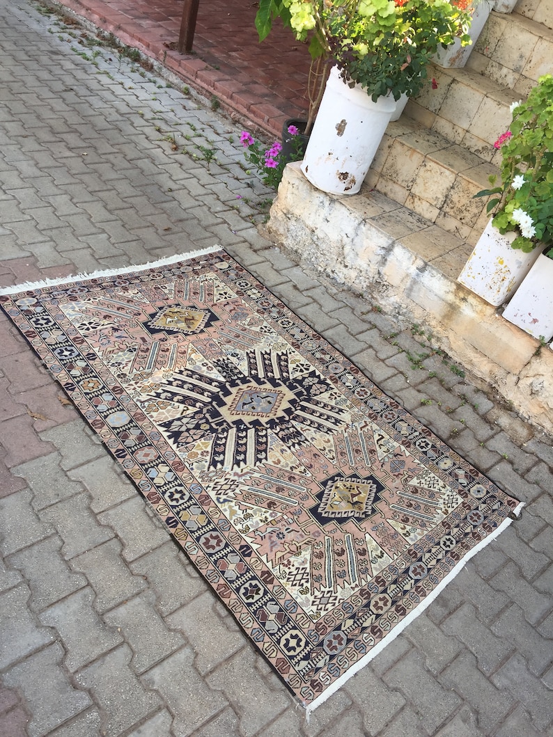 Kurdish Rug Unique Rug Soumak Rug Bohemian Floor Rug - Etsy