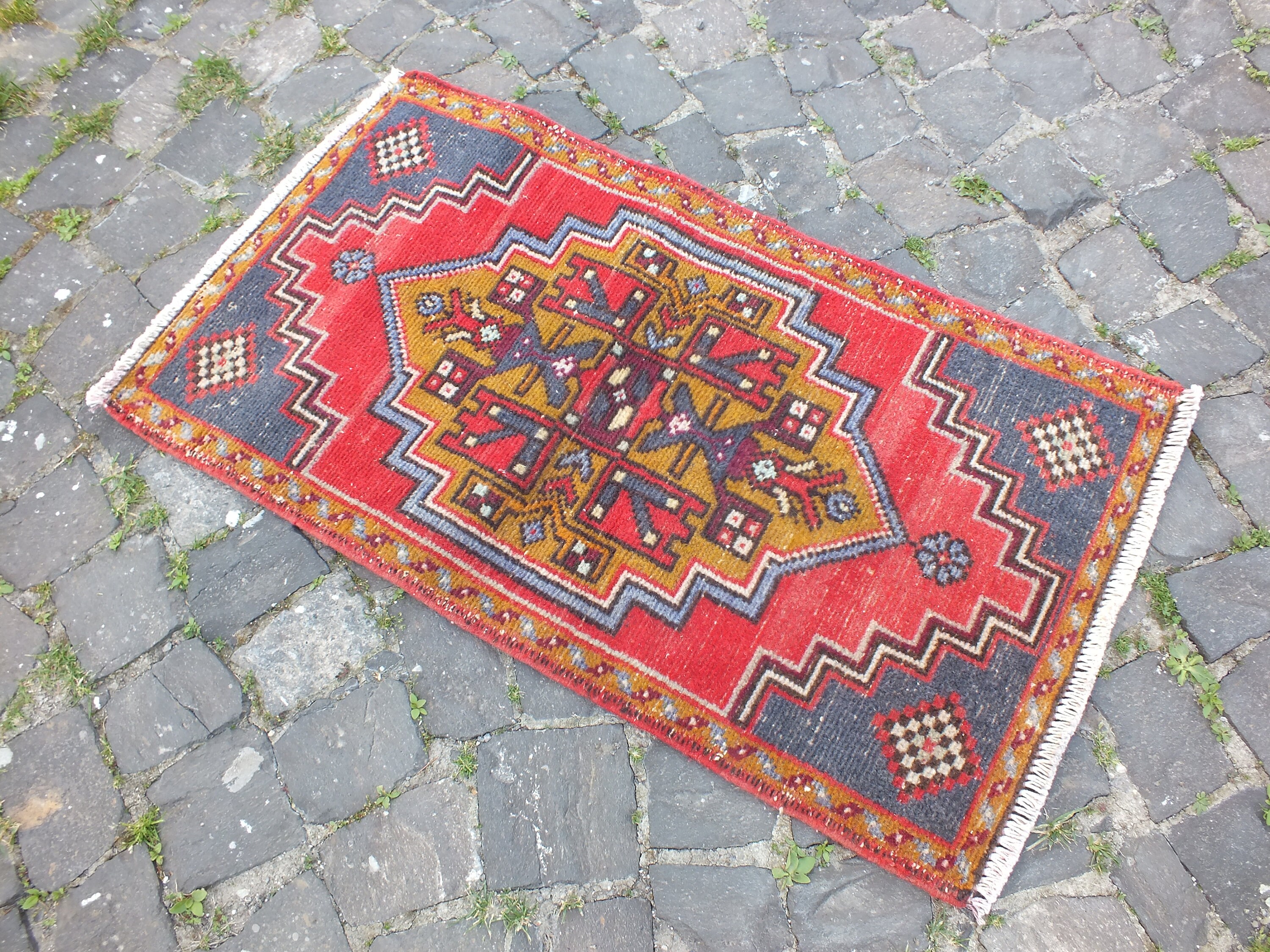 Small Rug Decorative Rug Mini Rug Doormat Rug 98 x 55 cm | Etsy