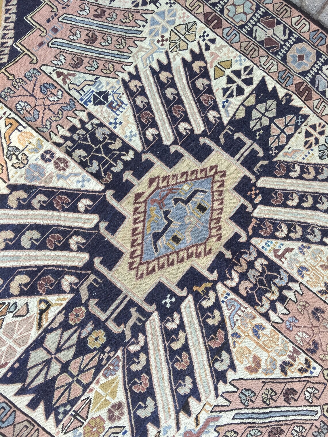 Kurdish Rug Unique Rug Soumak Rug Bohemian Floor Rug - Etsy